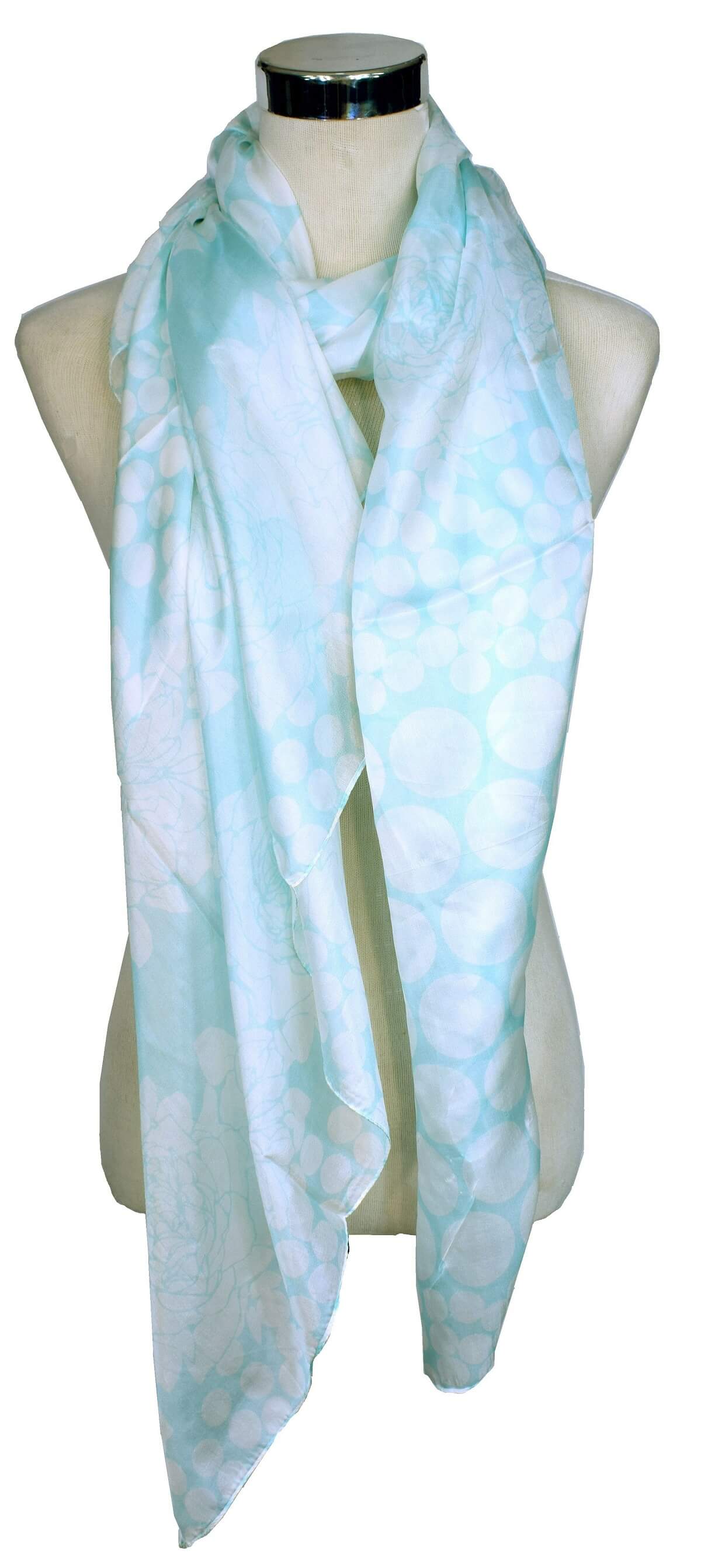 Seabright -Damen Schal Schals Tuch Tücher 100% Seide Chiffon Paj ...
